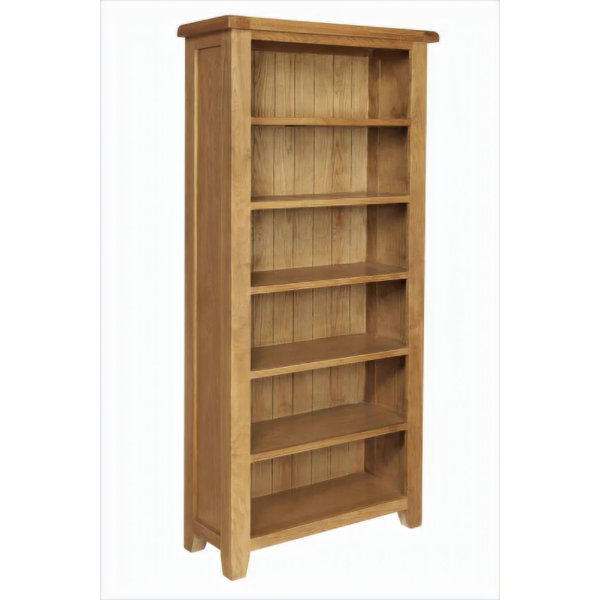Rosalind Wheeler Charnele 186cm H x 85cm W Solid Wood Standard Bookcase | Wayfair.co.uk